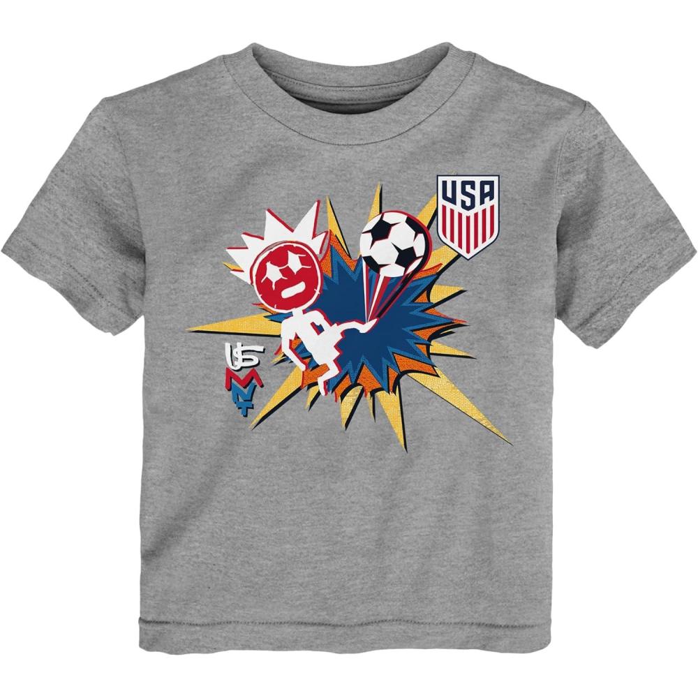 Outerstuff FIFA World Cup 2026 Bicycle Kick Short Sleeve Tee(Heather ...